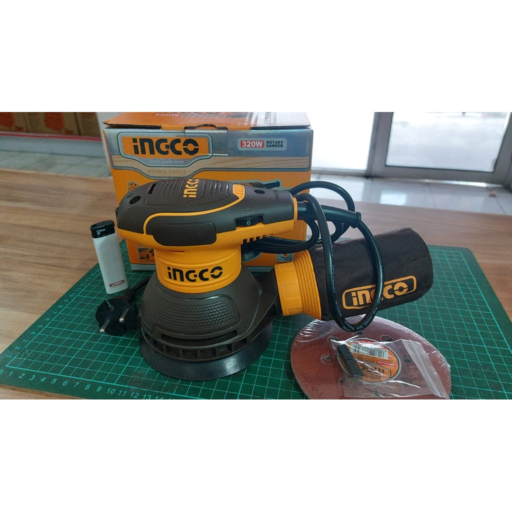 Jual Amplas Bulat 5 inch Rotary Sander 320 watt dengan Variable Speed ...