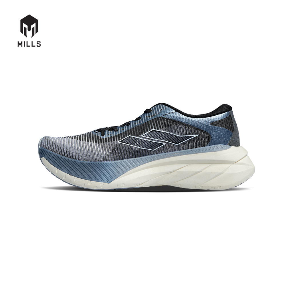 Jual Mills Sepatu Lari Running Shoes Enerstrike Blitz Black / Grey ...
