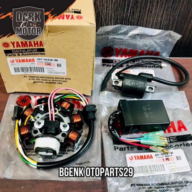 Jual SPUL SPOLL STATOR COMP+CDI UNIT+COIL PENGAPIAN YAMAHA VEGA LAMA ...