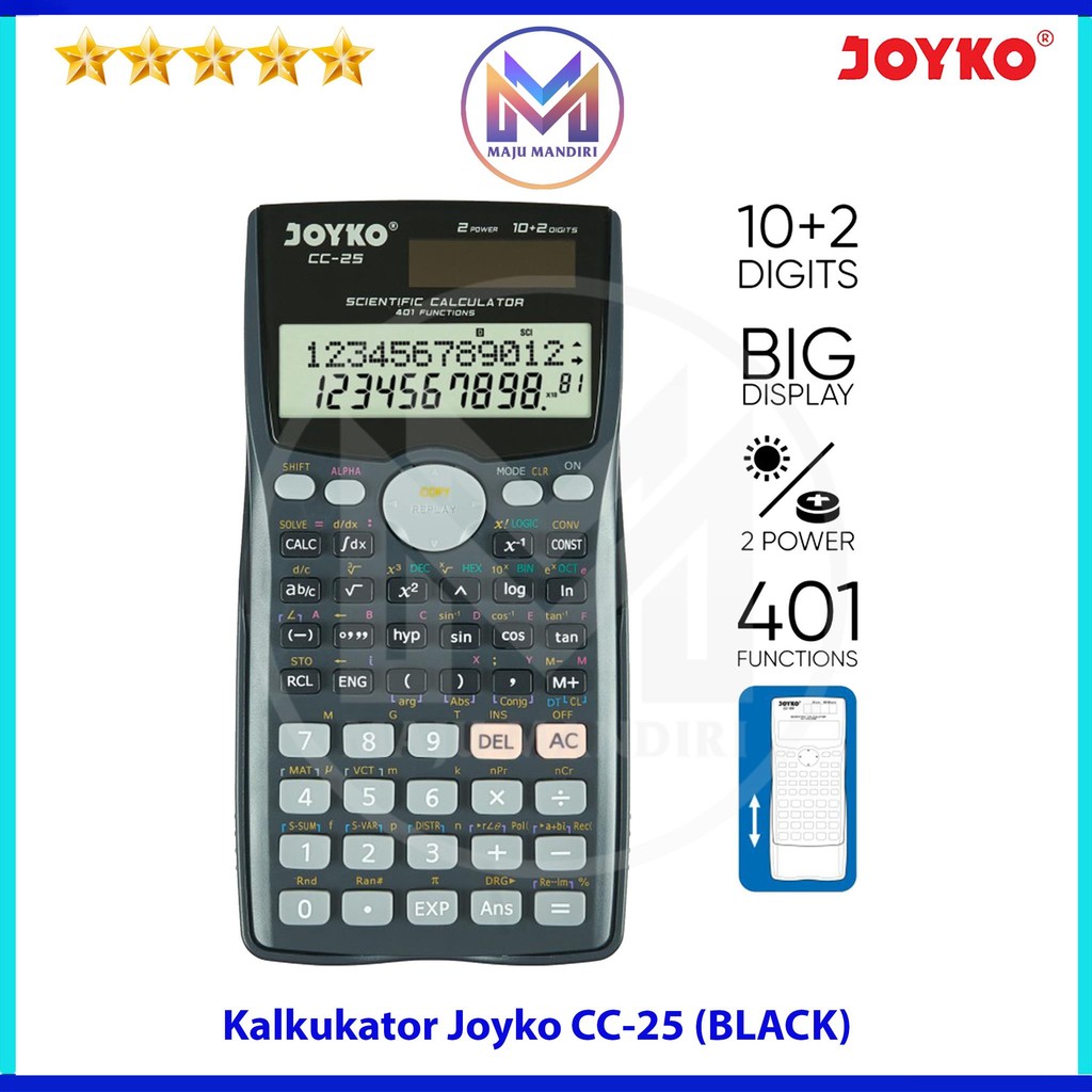 Jual Kalkulator Joyko CC-25 / Scientific Calculator CC25 Ilmiah | Shopee Indonesia