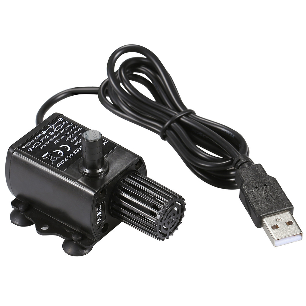 Jual USB Brushless Water Pump with Strainer Ultra-quiet Mini DC5V Micro ...