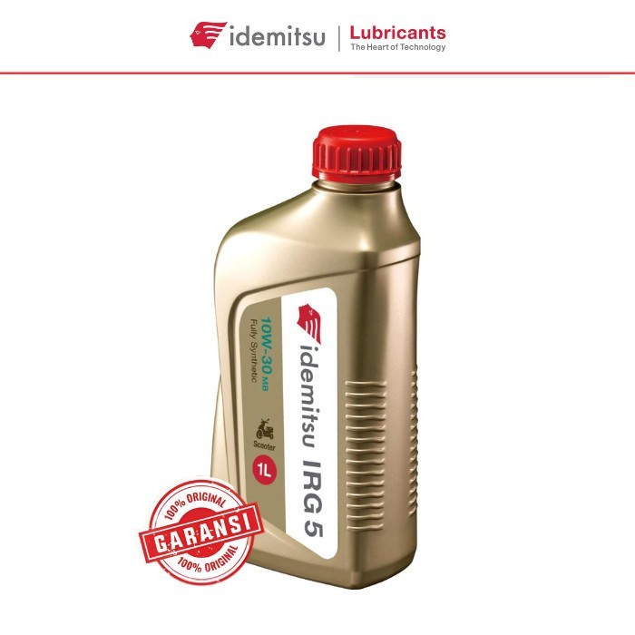 Jual Oli Motor Matic Idemitsu IRG 5 IRG5 10W30 1L 1000mL Full Synthetic ...