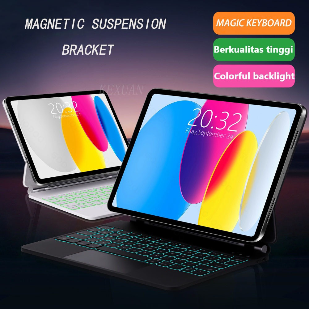 Jual NEW IPad Magic Keyboard Floating Cantilever Keyboard Case Wireless ...