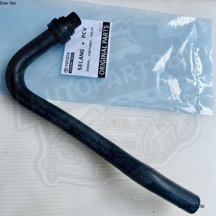 Jual Selang Valve PCV+Valve PCV Toyota Inova Fortuner Hilux Bensin ...