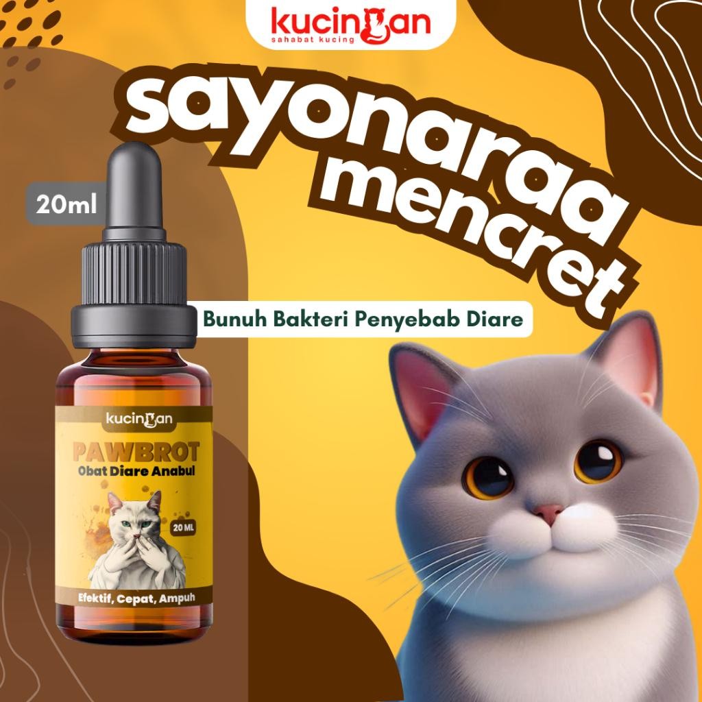 Jual Kucingan PAWBROT Obat Diare Kucing Obat Mencret Pup Darah Anabul ...