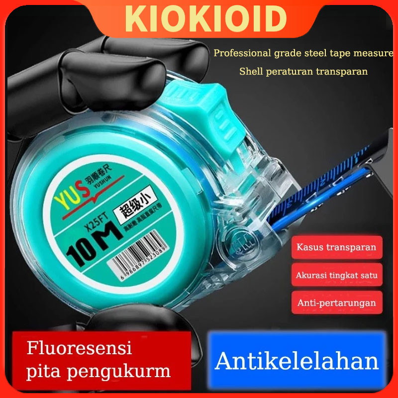 Jual Meteran 10M anti karat/Berteknologi Hitam Meteran /Meteran tukang ...