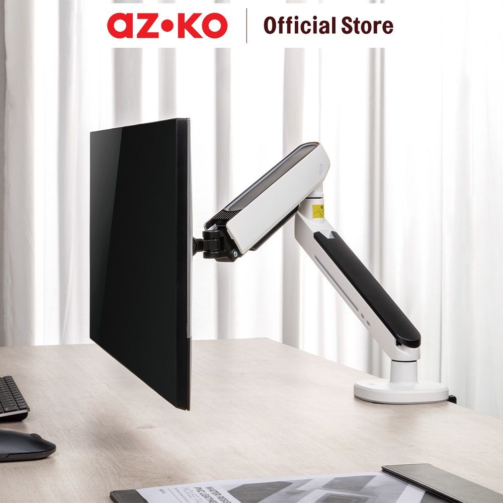 Jual AZKO Krisbow Bracket Monitor Led Lcd 27-45 inci Rgb - Putih Fixed ...