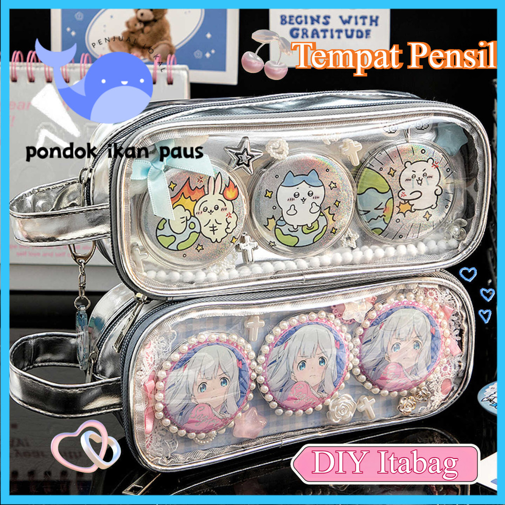 Jual [Pengiriman Jakarta] Tempat Pensil kapasitas besar /Tas alat tulis ...