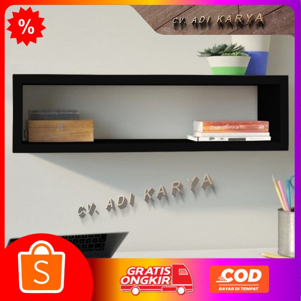 Jual Rak Dinding Tempel Minimalis Hiasan Dekorasi Rumah Model Tembok ...