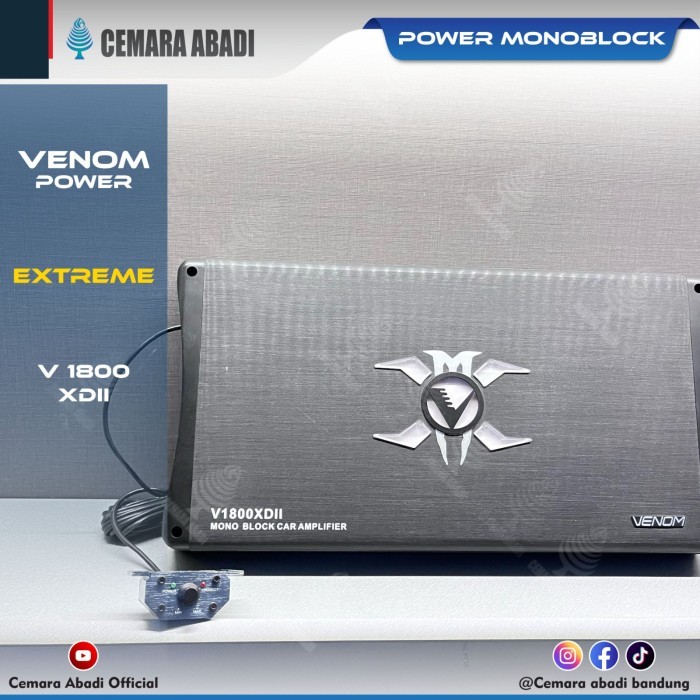 Jual Venom | Power Monoblock Venom Xtreme V 1800 XDII (Minus Box ...
