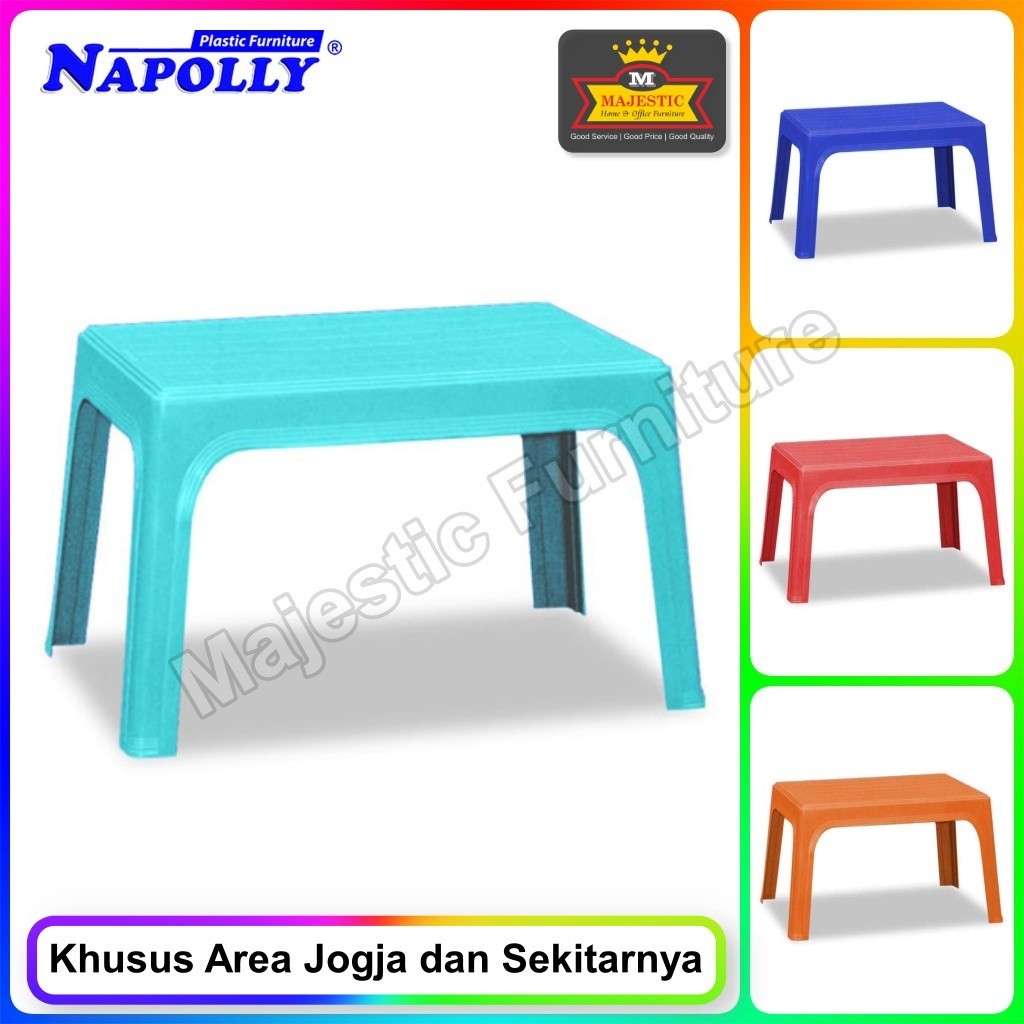Jual Meja Plastik Napolly BIG 7550 (Jogja) | Shopee Indonesia