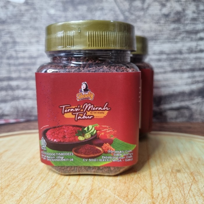 Jual Terasi Merah Tabur Teh Shanty Trasi Kampung Kemasan Botol Khas ...