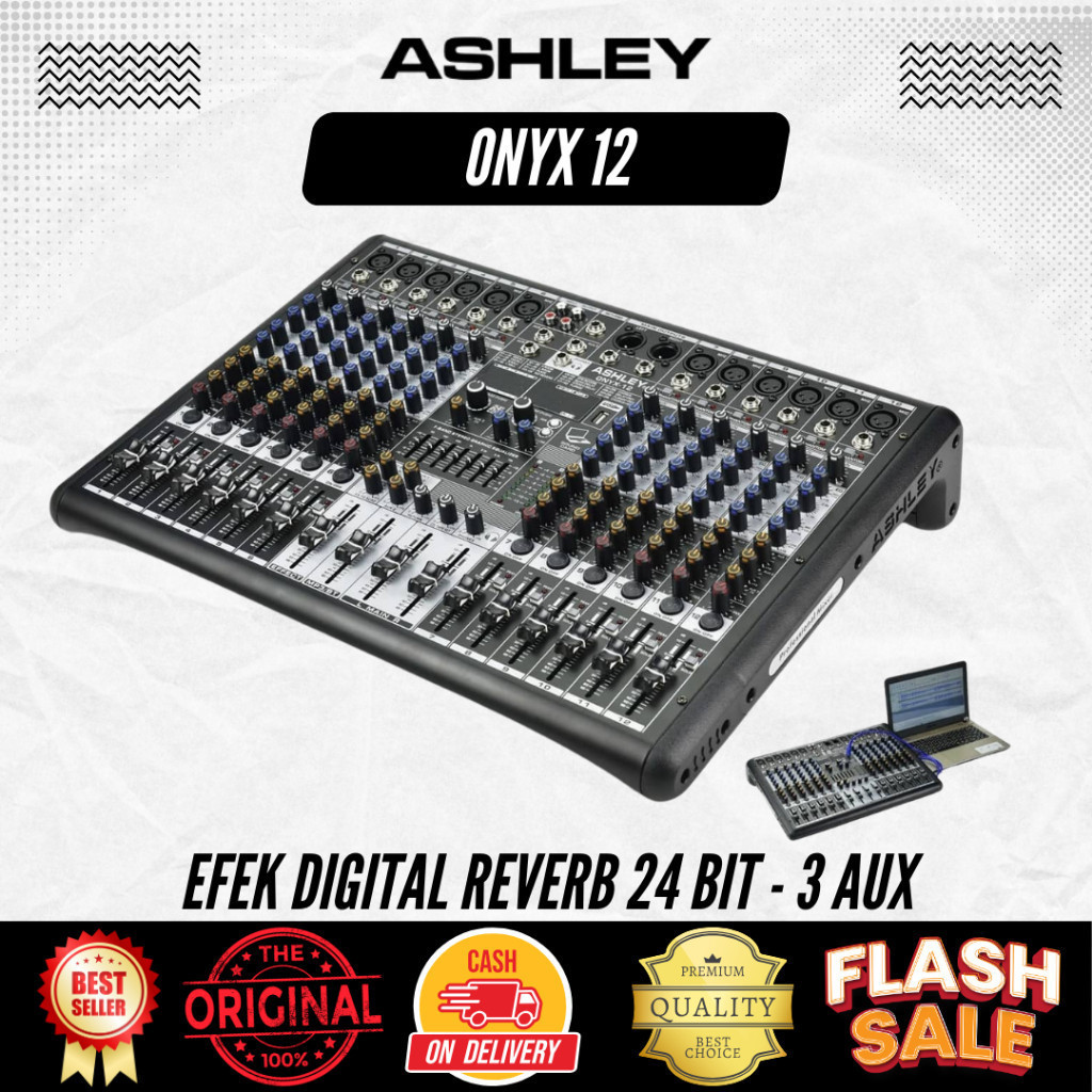 Jual Mixer 12 Channel Ashley Onyx 12 Original | Shopee Indonesia