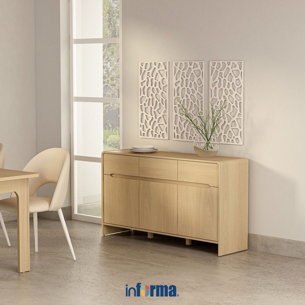 Jual Informa Raphael Kabinet - Cokelat Oak Lemari Kabinet Serbaguna ...