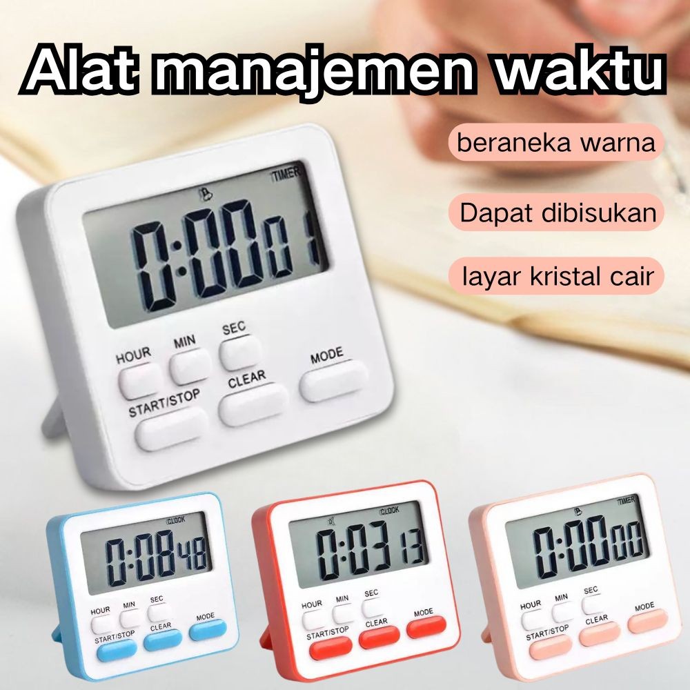 Jual Mahasiswa Timer Multifungsi Timer Dapur Digital LCD Alarm Cooking ...