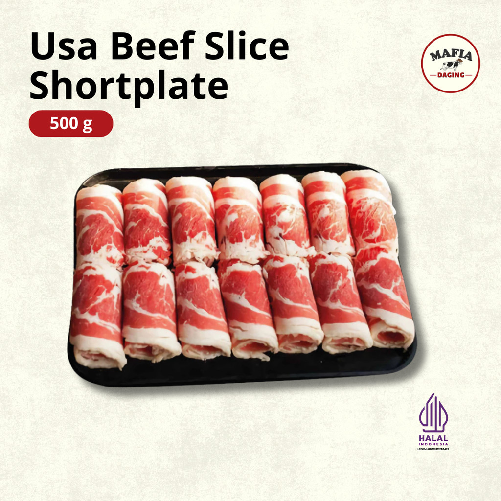 Jual [Mafia Daging] Daging Sapi Slice/ USA Beef Slice / Shortplate ...