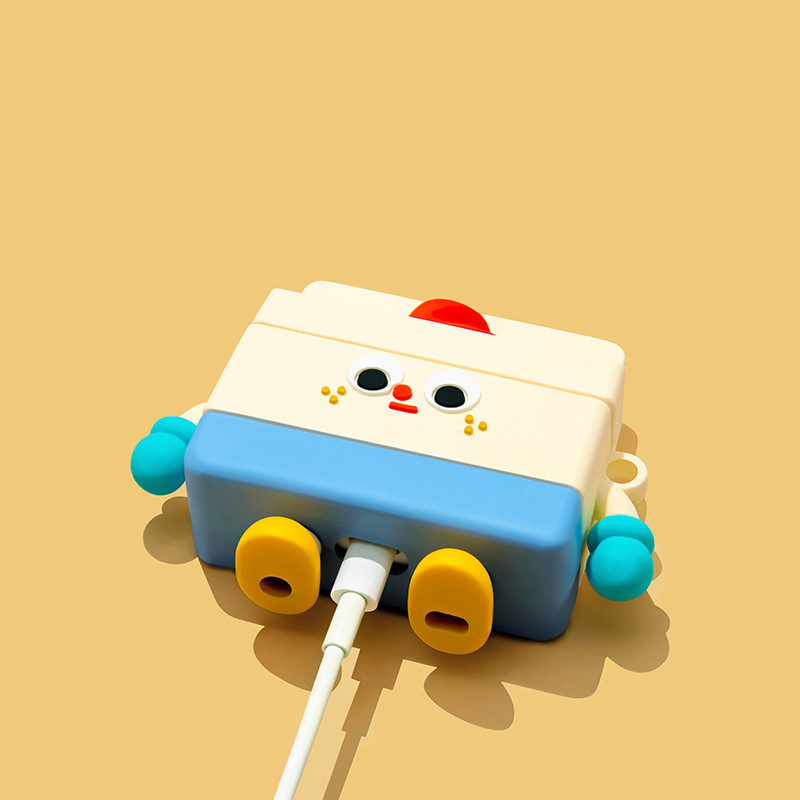 Jual [Casing Airpods 4] Casing Airpods Robot Kotak Susu Lucu untuk ...