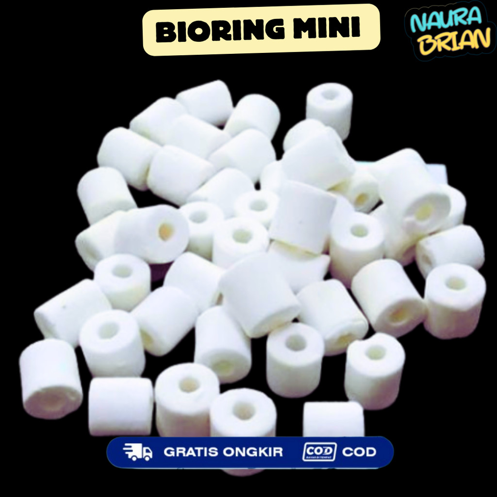 Jual BIO RING Per 10 butir bioring Ceramic bioring kecil nano ASLI ...