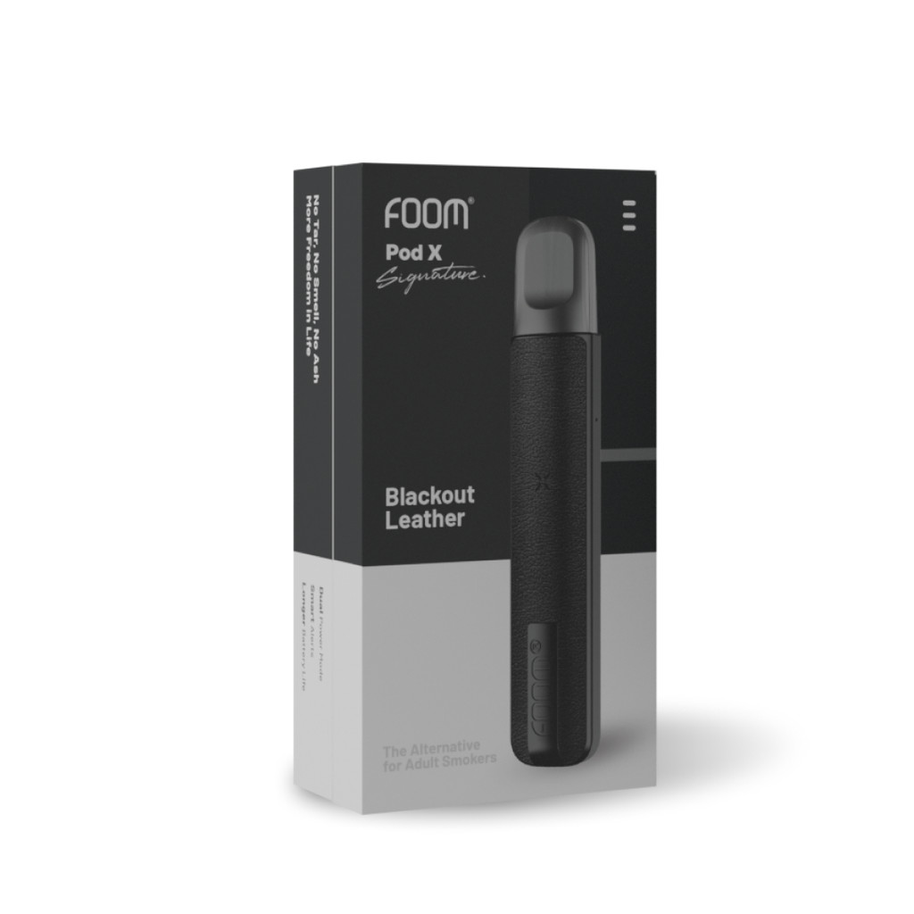 Jual Pod X Signature Leather Edition - Blackout by FOOM | Shopee Indonesia