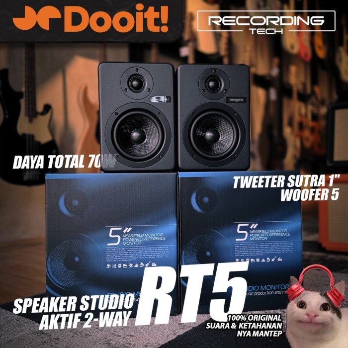 Jual Recording Tech RT5 / RT 5 / RT-5 Speaker Monitor Active Studio ...