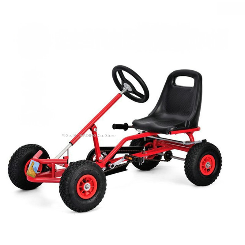Jual 4 Wheel Pedal Powered Ride On Car, Outdoor Racer Pedal Go Kart ...