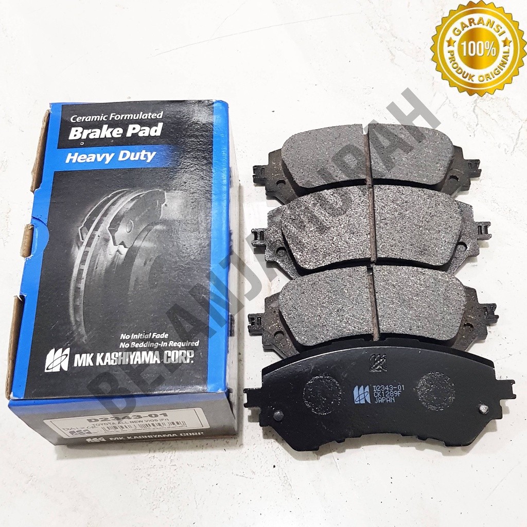 Jual Brake Pad / Kampas Rem Depan Toyota All New Vios gen 3 / New Yaris Asli 100% MK Kashiyama ...