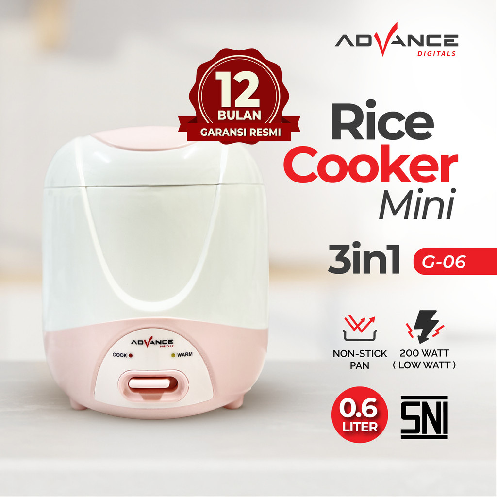Jual MAGIC COM MINI/Mini Rice Cooker G-06 Digital 0.6L /Advance ...