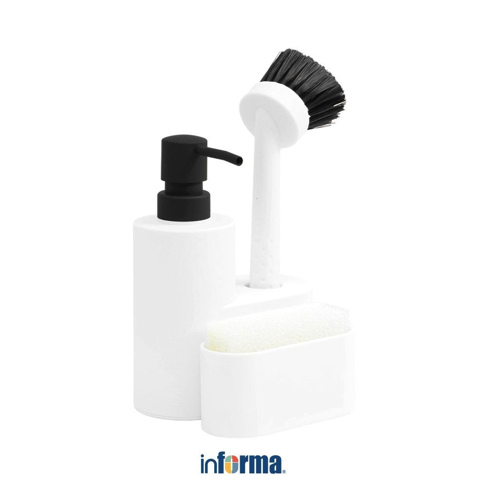 Jual Informa Set 3 Pcs Britte Dispenser Sabun Cuci Piring - Putih ...