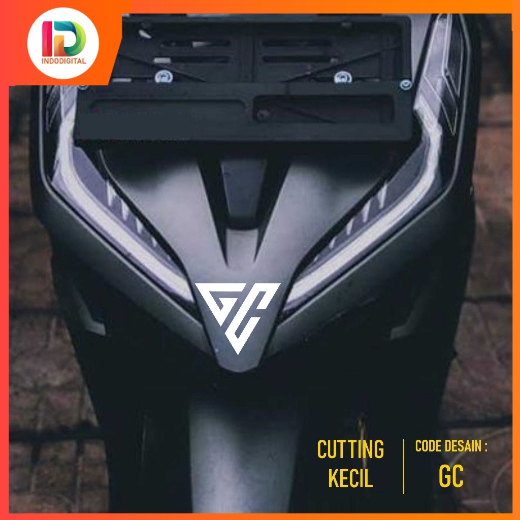 Jual Cutting Stiker Motor Logo Variasi GC Project | Shopee Indonesia