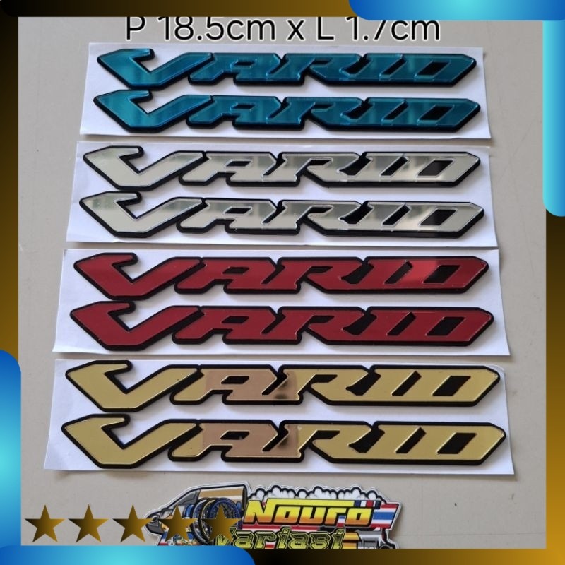 Jual Honda Vario logo emblem akrilik timbul isi 2 berkualitas ...