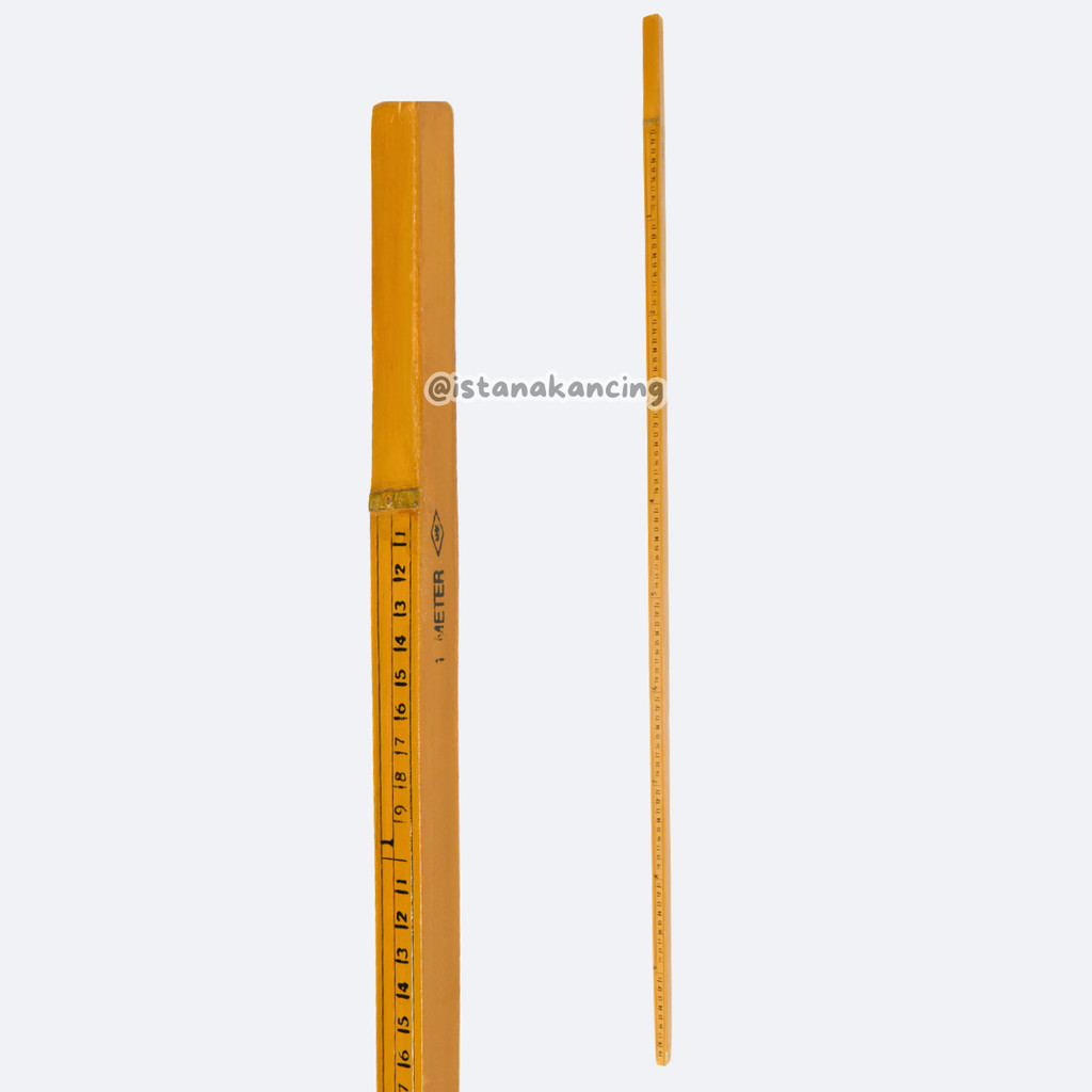Jual Meteran Kayu 1 Meter Meteran Pengukur Kain Peralatan Jahit ...