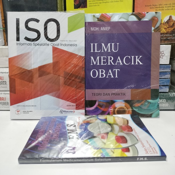 Jual Paket 3 buku iso, ilmu meracik obat, dan formularium ...