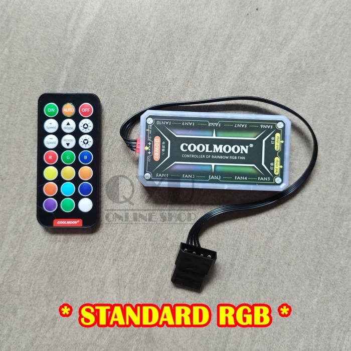 Jual Controller FAN RGB 6 PIN RF Remote Control Kipas Casing PC ...