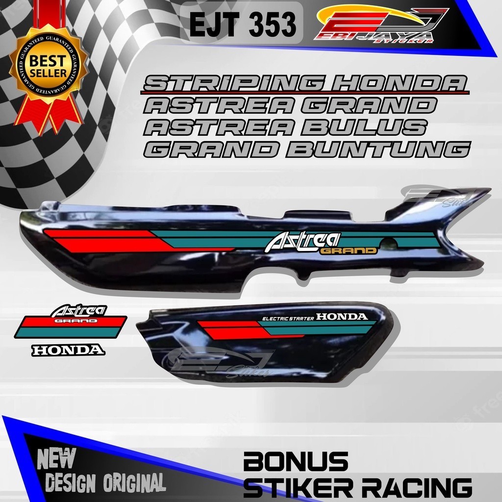 Jual STRIPING ASTREA GRAND BULUS HOLOGRAM / STRIPING IMPRESSA / STIKER ...