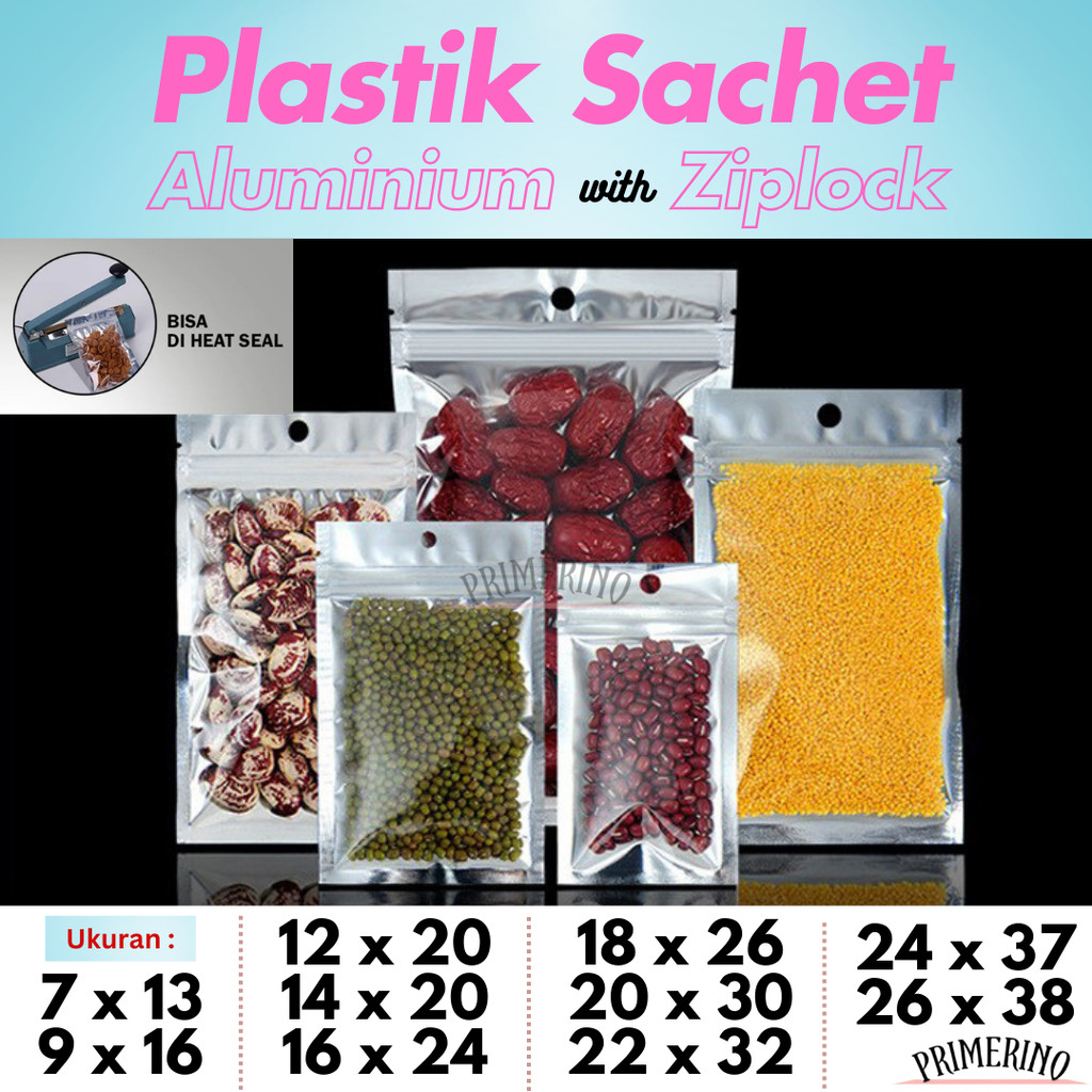 Jual Plastik Sachet Bag Ziplock Aluminium Foil Kombinasi / Kemasan ...