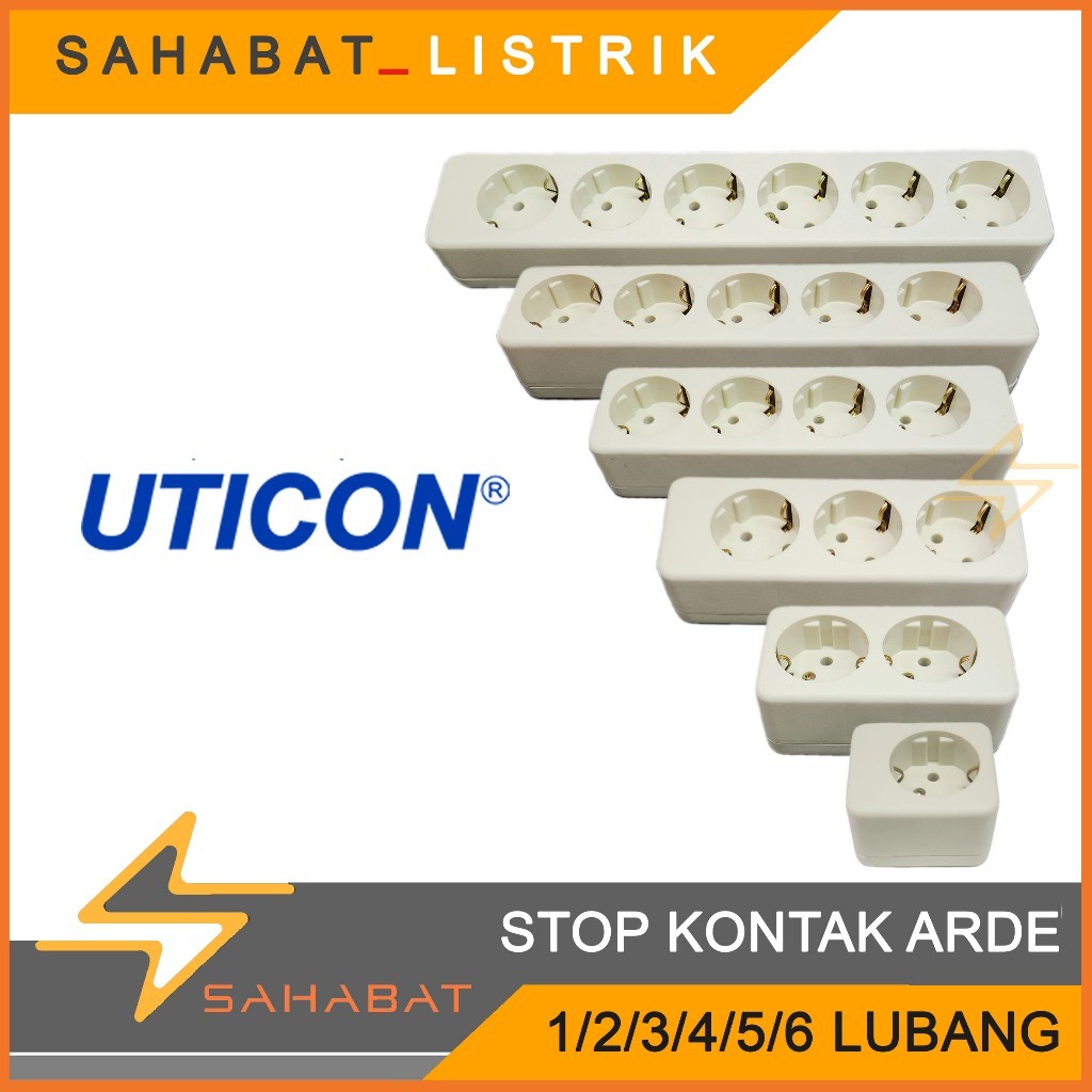 Jual Stop Kontak Uticon / Colokan Listrik Uticon / Stop Kontak Cabang ...