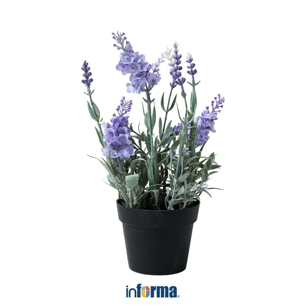 Jual Informa 12X12X27 cm Bunga Artifial Lavender - Biru Bunga Hias ...