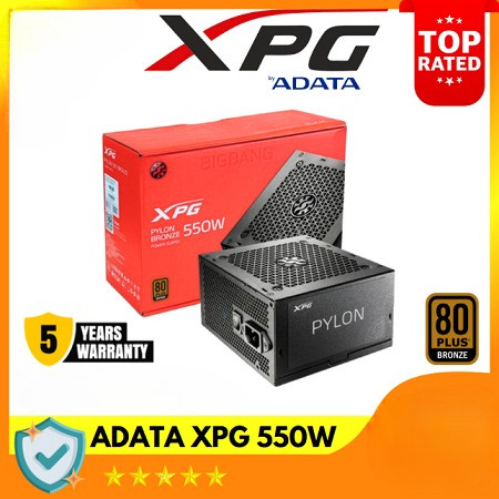 Jual ADATA PSU PYLON 550 - 550W 80+ BRONZE | POWER SUPPLY PYLON550B ...