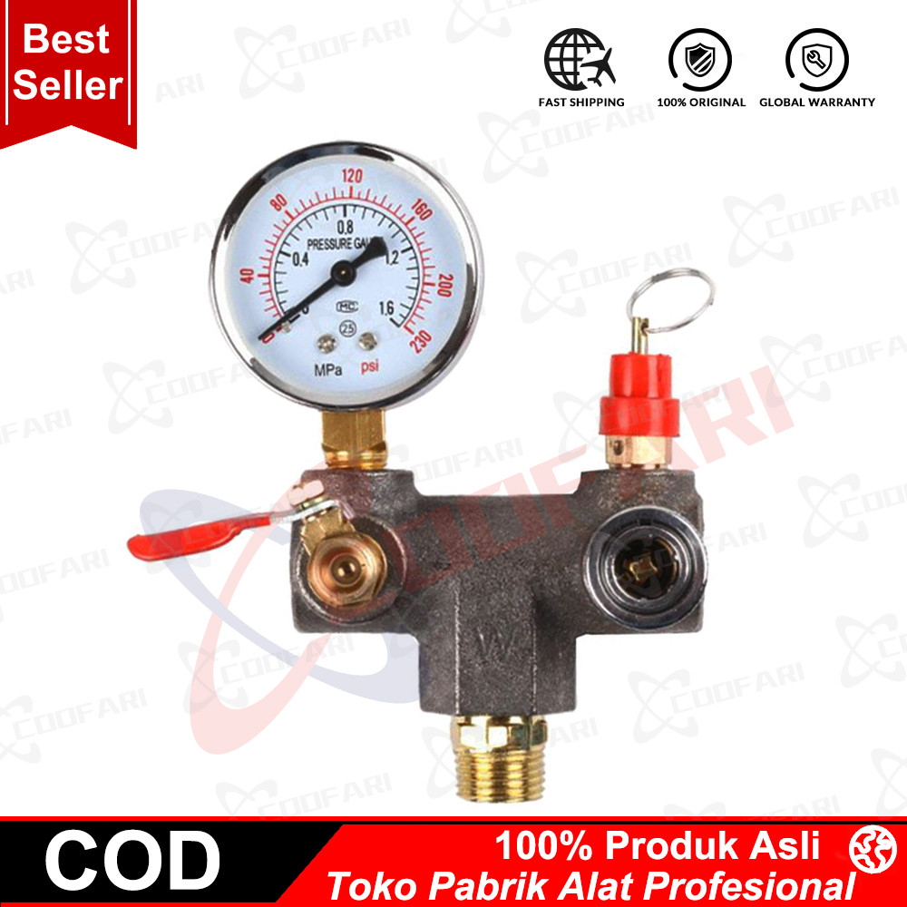 Jual Kompresor Udara Tekanan Saklar Kendali Valve Manifold Regulator ...