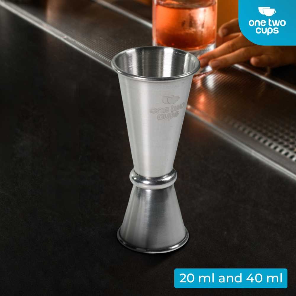 Jual Cafetera Gelas Ukur Bartender Double Jigger Syrup Gelas Takar ...