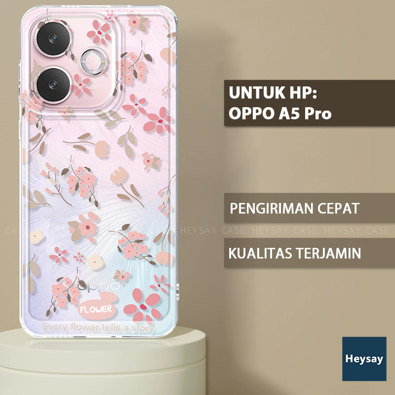 Jual Terbaru Bunga Untuk Case Hp oppo a5 pro 4g a3 pro 5G Soft Casing ...