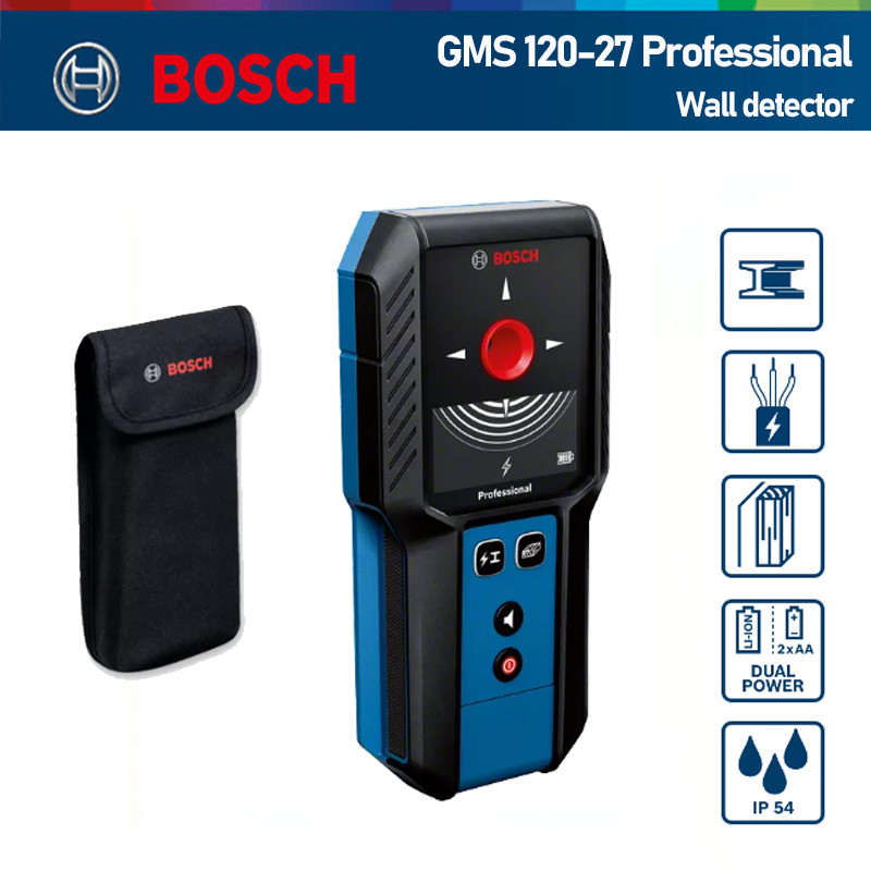 Jual BOSCH GMS 120-27 Professional Wall Detector Multifunction LCD ...