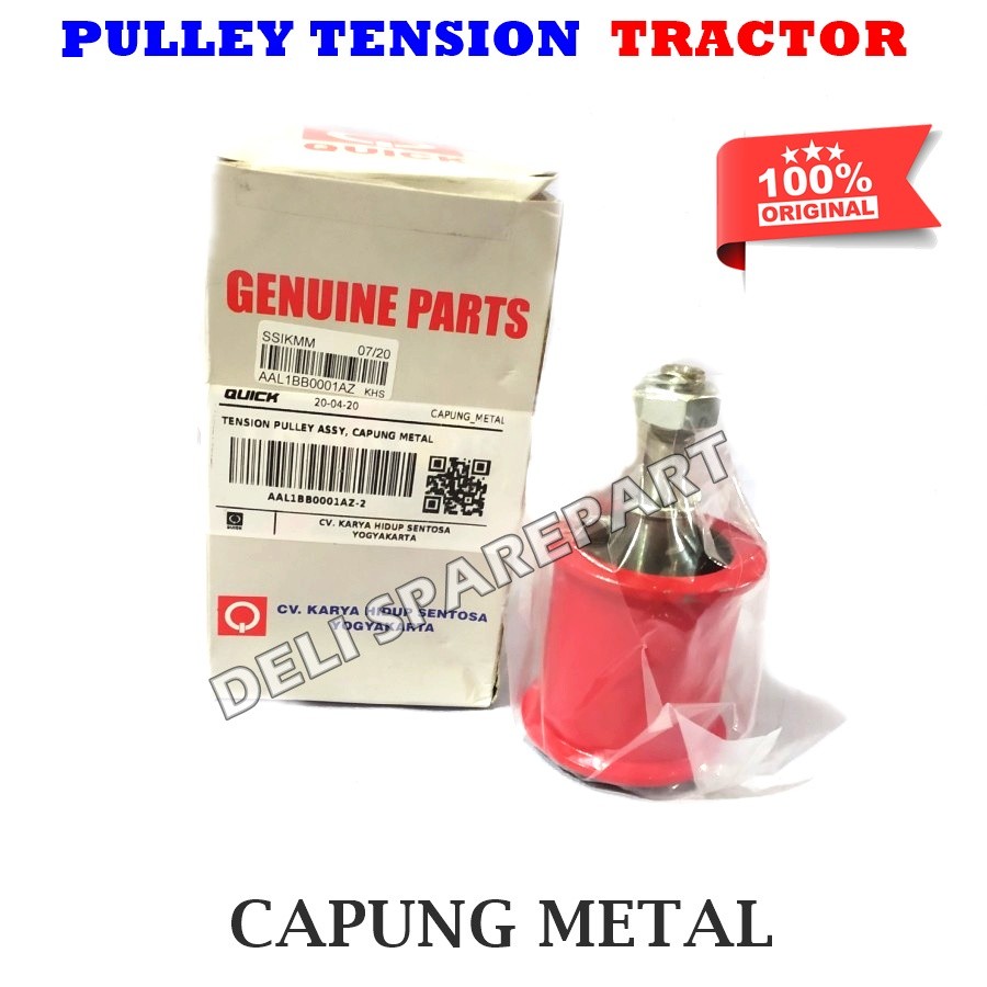 Jual Pulley tension mesin tractor quick capung metal original | Shopee ...