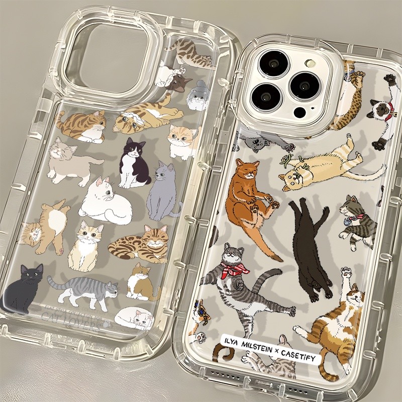 Jual Airbag kucing lucu cute transparan soft case hp SAMSUNG A17 5G A07 A56 A36 A06 S25 A16 M55 ...
