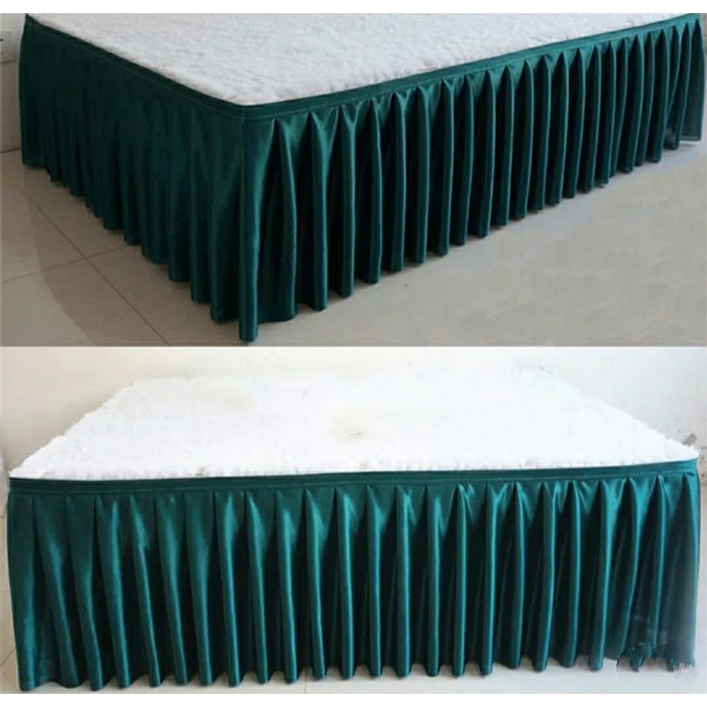 Jual DEKORASI MEJA TINGGI 65 x PANJANG 7 METER / SKRITING MEJA / ROK ...