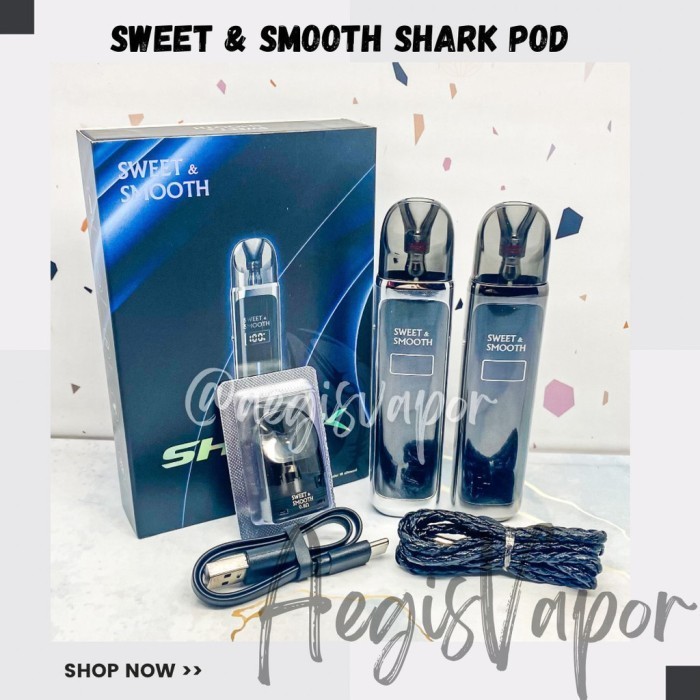 Jual SWEET & SMOOTH SHARK POD KIT | Shopee Indonesia