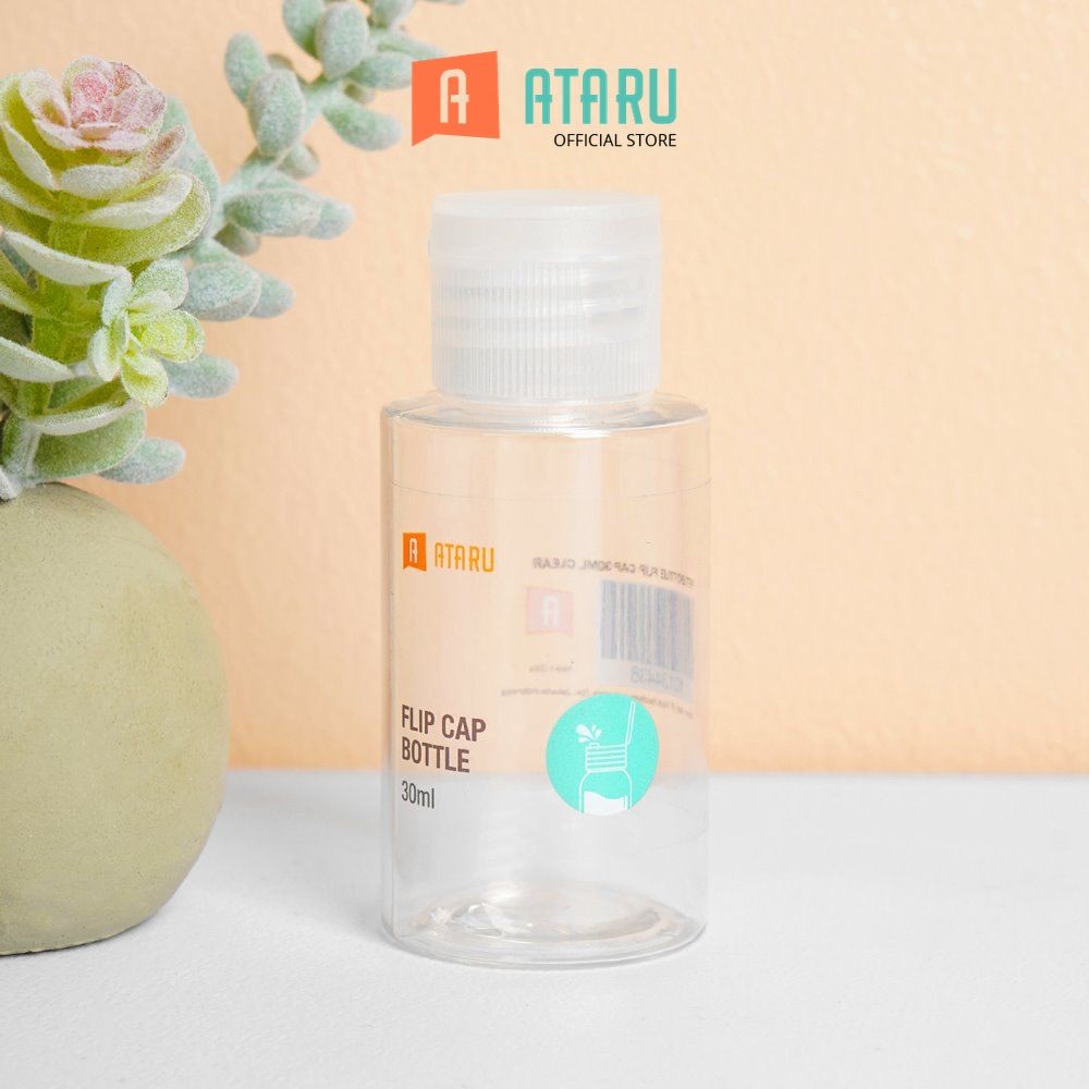Jual Ataru Botol Cairan Dengan Tutup Pet 30 ml - Transparan Travel ...