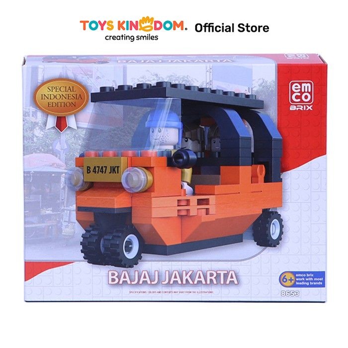 Jual Toys Kingdom Emco Set Block Bajaj 8653 - Orangye Toys Kids Toy ...
