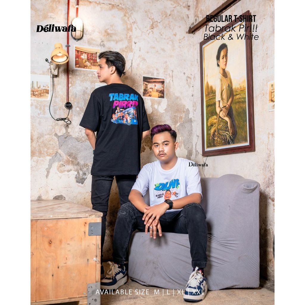 Jual Deliwafa - Tabrak | T-Shirt Regular | Baju Pria Wanita | Shopee ...