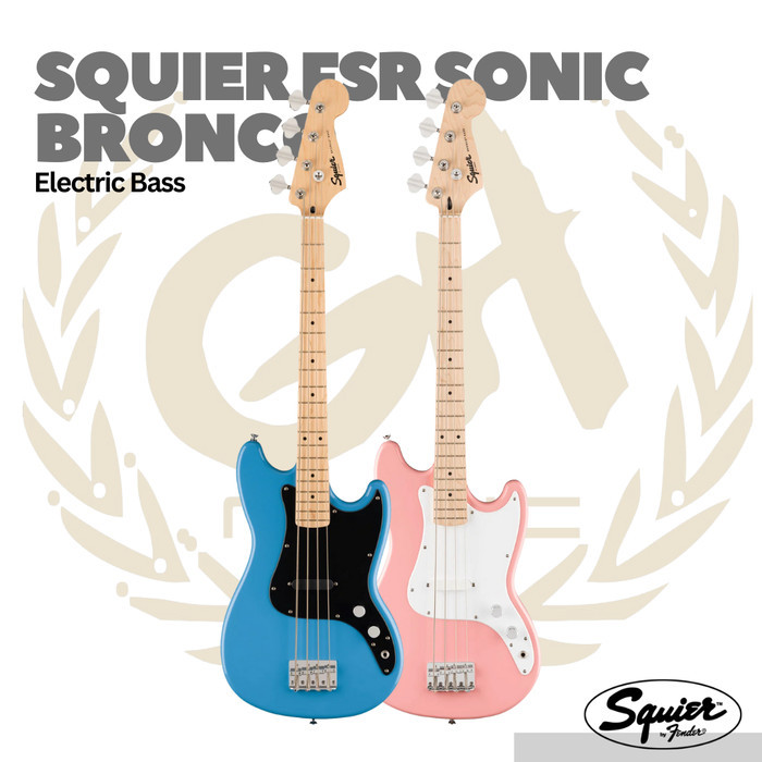 Jual Squier FSR Sonic Bronco Bass Guitar - Bass Electric Shortscale ...
